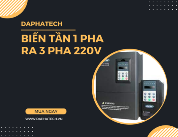 Biến Tần 1 Pha 220v ra 3 Pha 220v - CÔNG TY TNHH KỸ THUẬT TỰ ĐỘNG ĐẠI PHÁT